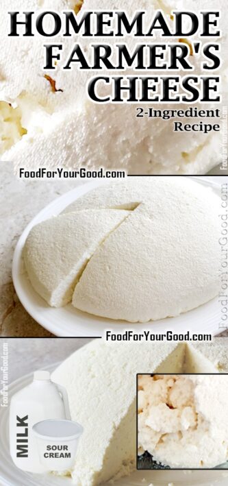 Homemade Farmer's Cheese Recipe | Food For Your Good!